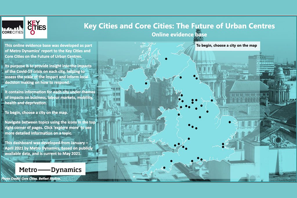 Urban Centres Data 2021 - Key Cities